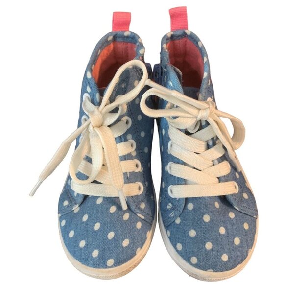 Carter's | Shoes | New Carters Ginger Blue Butterfly Hi Top Sneakers ...